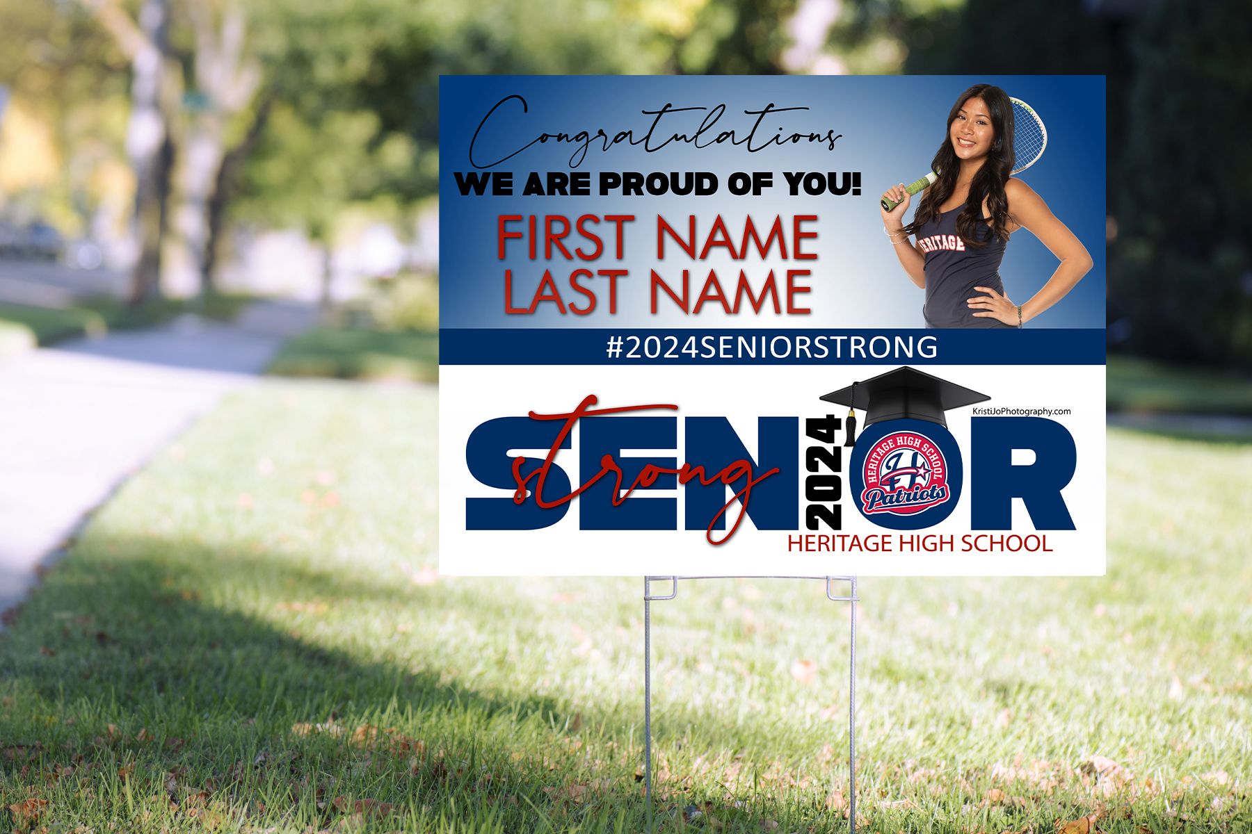 Strong Senior Yard Sign