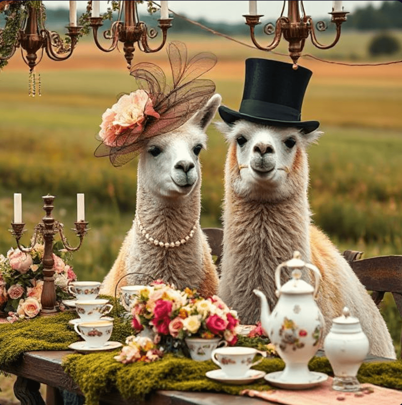 Alpaca Tea Party