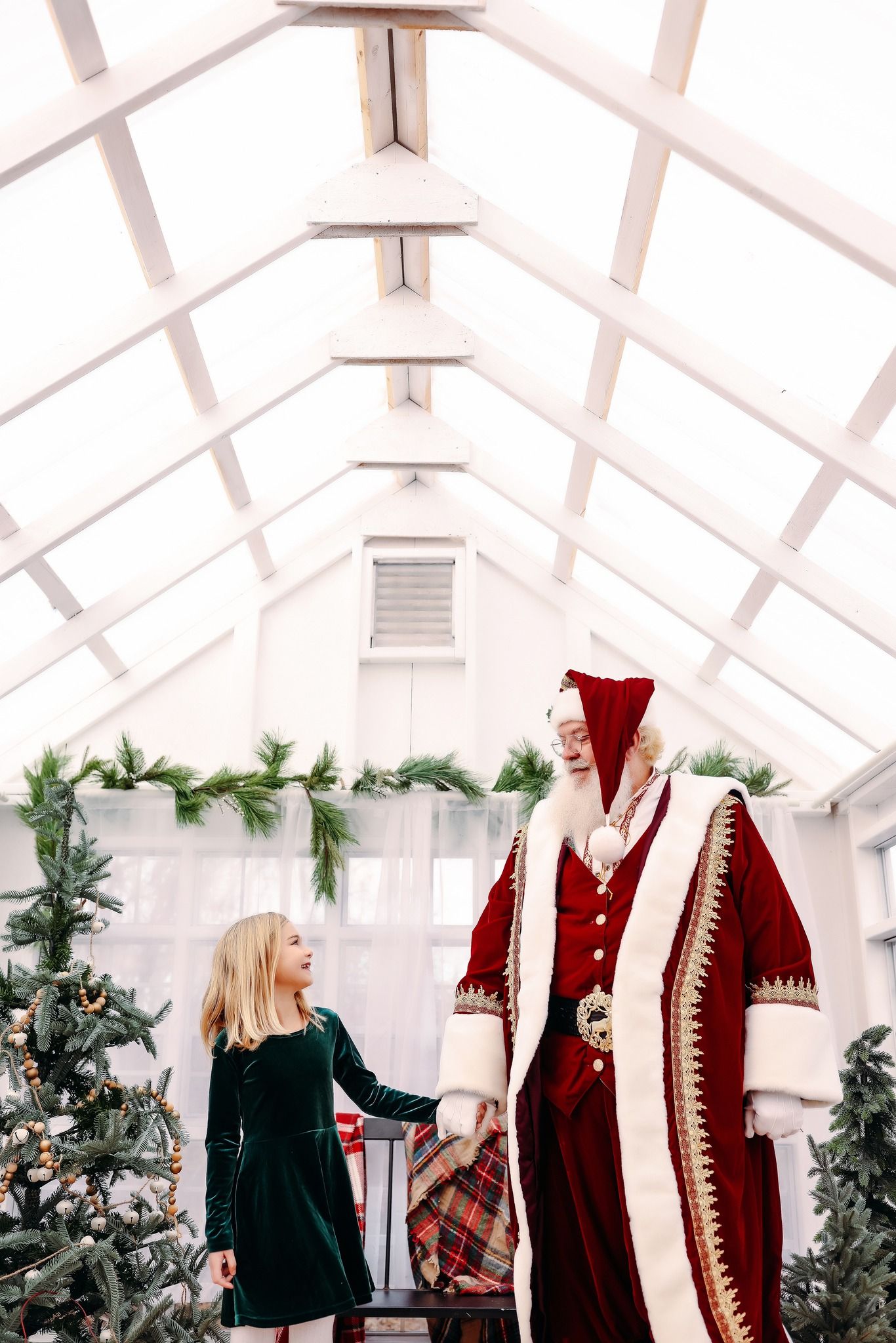 SANTA Cottage Greenhouse Holiday Mini Sessions
