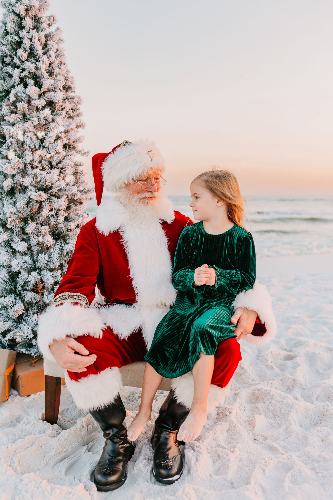Sandy Claus on Pensacola Beach